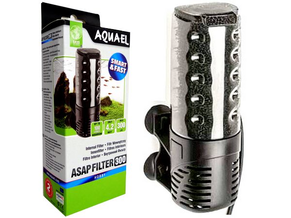 FILTR WEWNĘTRZNY ASAP 300 AQUAEL 4,2W DO AKWARIUM 10-100l ...