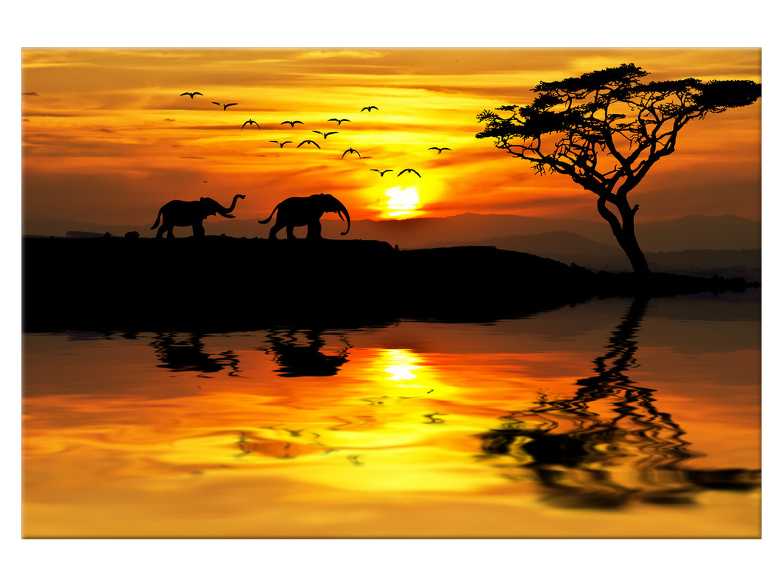 Obraz Afryka 120x80 Pejzaż 2025A_1B do salonu 12725166149 - Allegro.pl