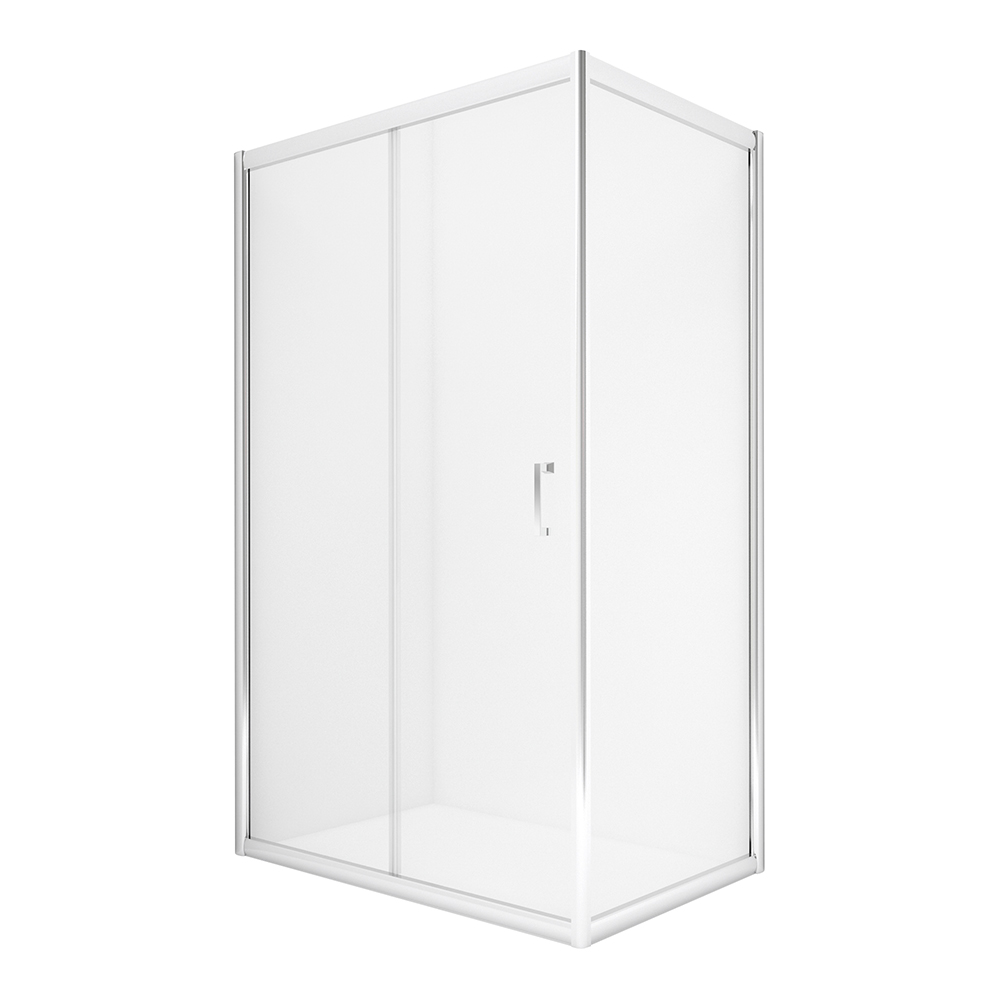 Kabina Prysznicowa New Trendy New Varia Drzwi Rozsuwane 100 X 80 Cm D