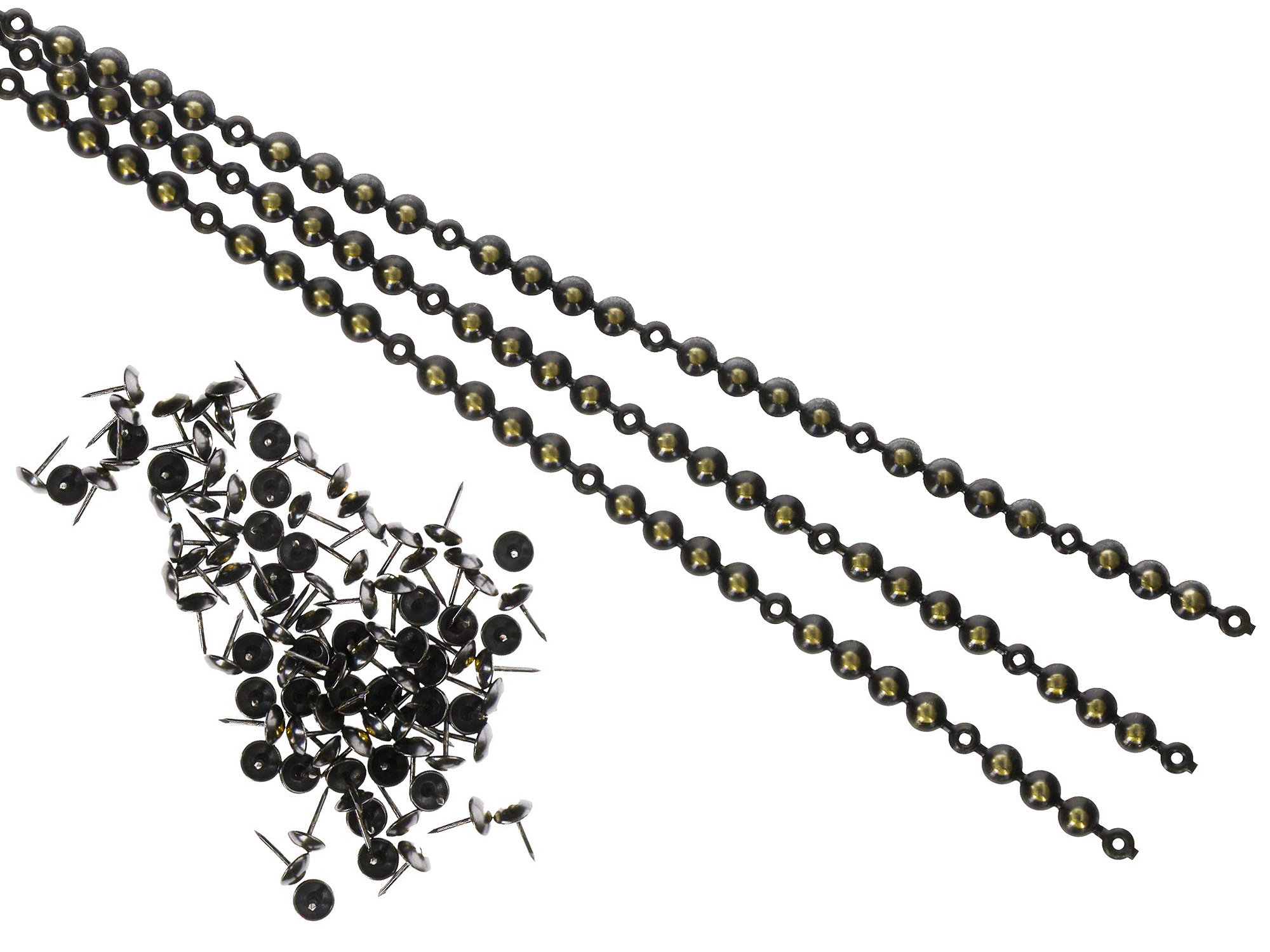 Gwoździe Ozdobne w Taśmie BRĄZ RENESANS 130 • Cena, Opinie - Allegro