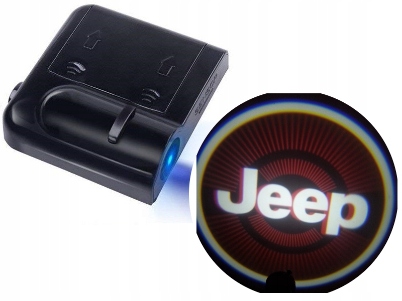 ŚWIATŁA LED POWITALNE LOGO JEEP BEZPRZEWODOWE 3D za 69.99PLN z Koszalin ...