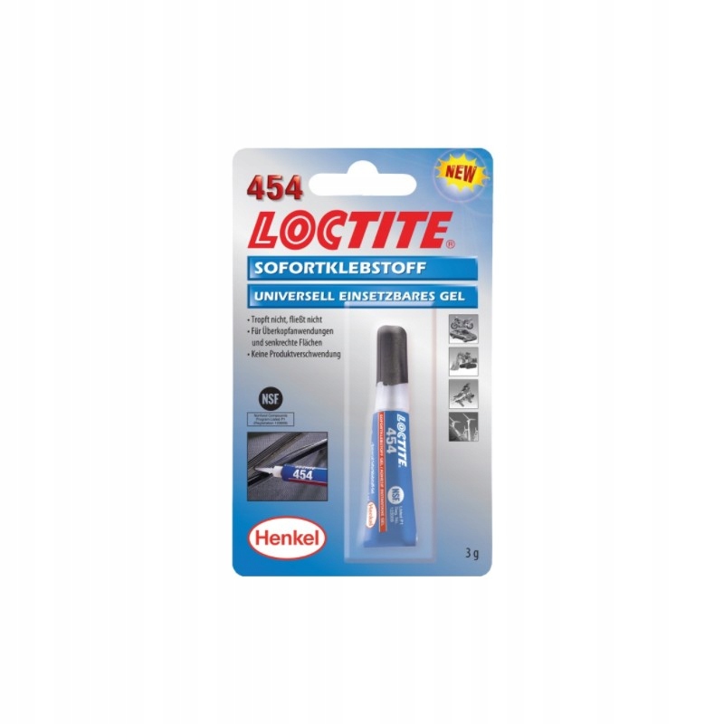 LOCTITE 454 3GR ŻEL, AUTORYZOWANY DYSTRYBUTOR, POLSKA DYSTRYBUCJA ...
