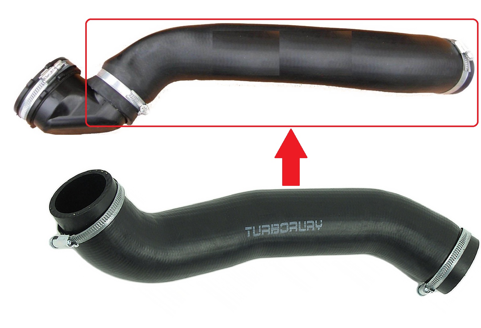 PRZEWÓD INTERCOOLERA VOLVO V50 C30 S40 1.6 D DPF 5907472404181 za 99 ...