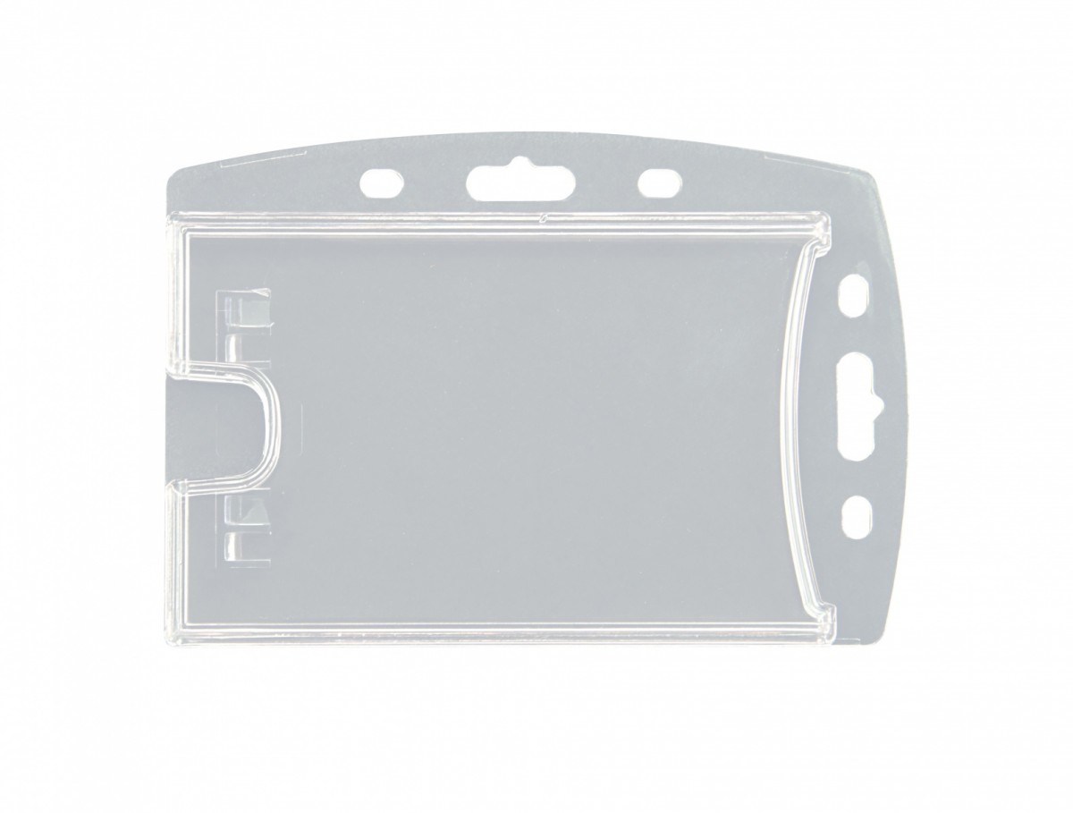 50x Transparent ID Holder Office Worker Badge Card Holder for ID Card ...