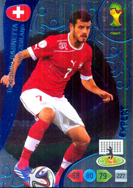 Karty FIFA World Cup Brasil 2014. Tranquillo Barnetta. Switzerland ...