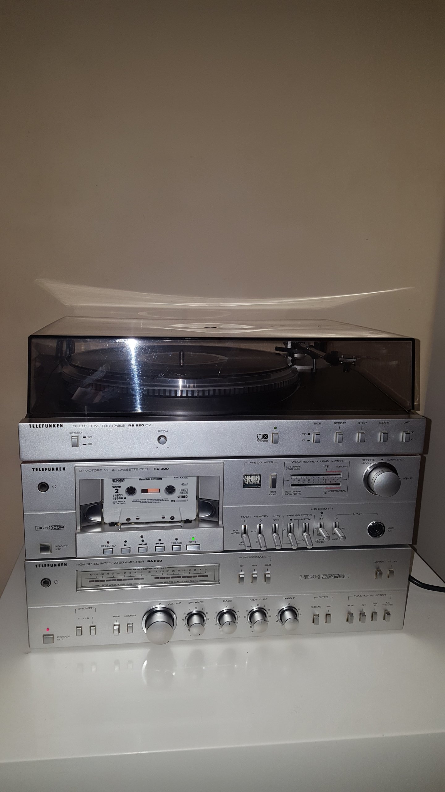 TELEFUNKEN RA 200 + RC 200 + RS 220 cx - gratis - 7099541707 ...