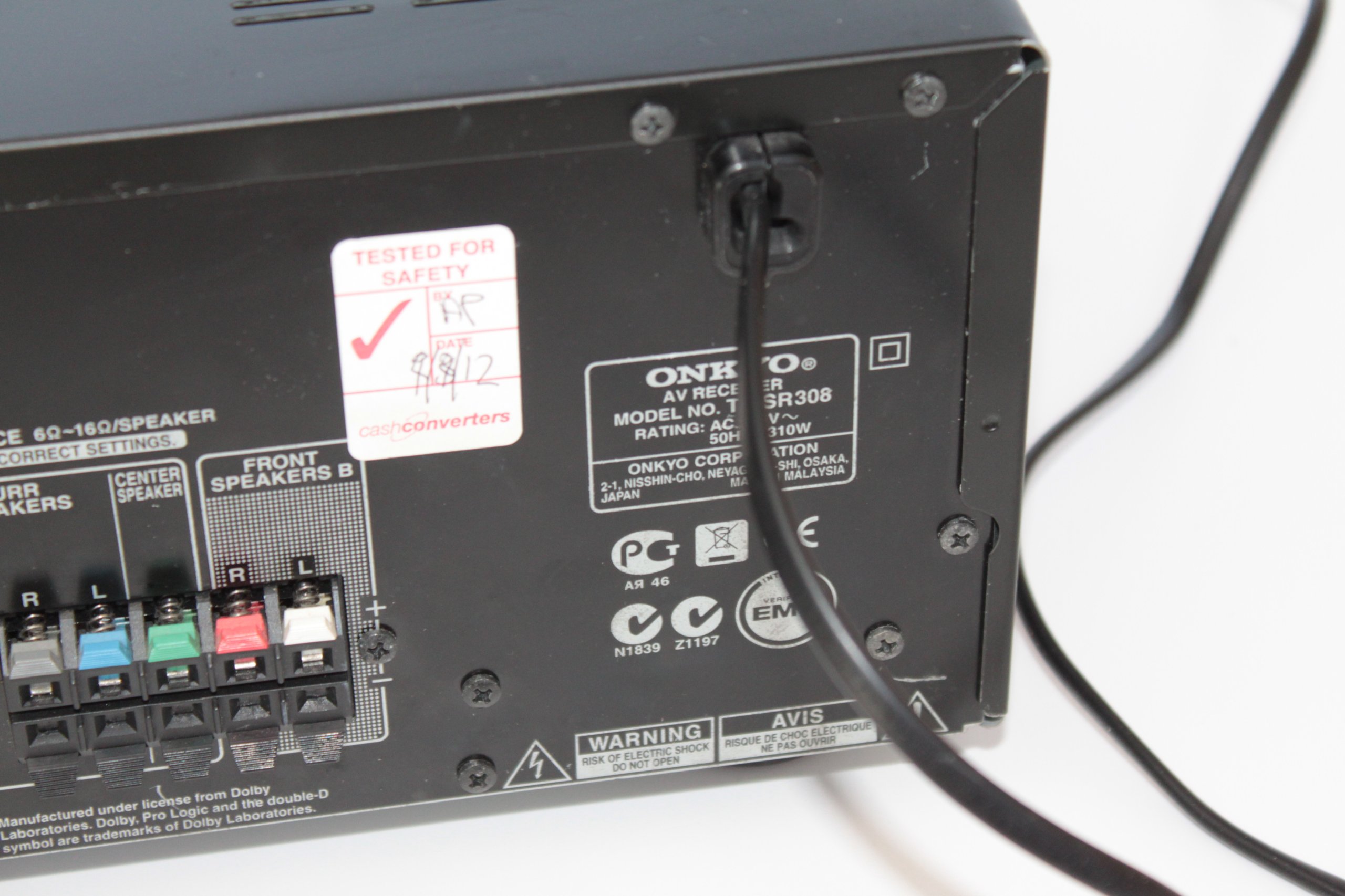 Amplituner Onkyo TX-SR308 5.1 HDMI Pilot Bluetooth - 7380830901 - oficjalne archiwum allegro