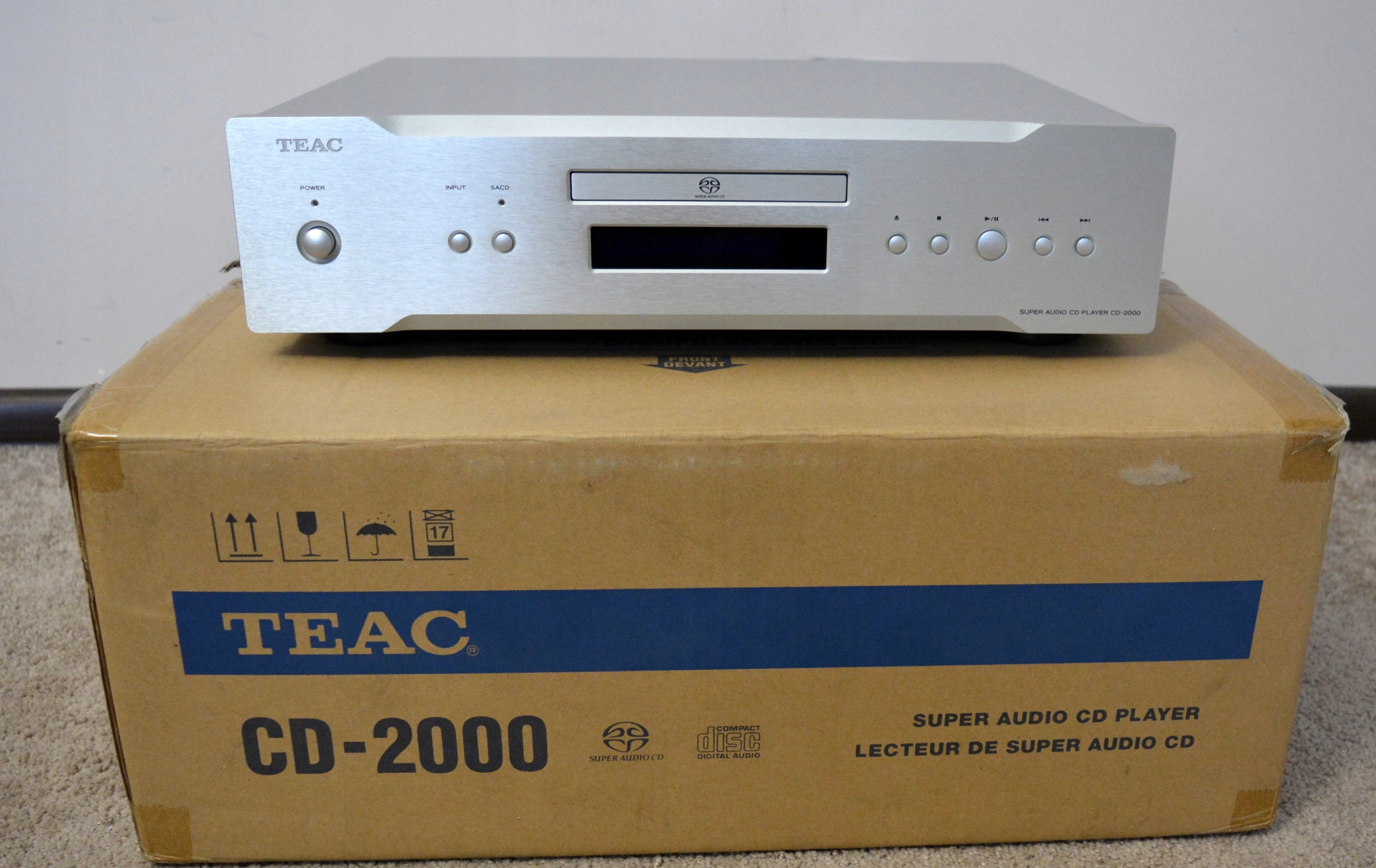 CD Player Teac 2000 SACD srebrny USB XLR - 7668059824 - oficjalne ...