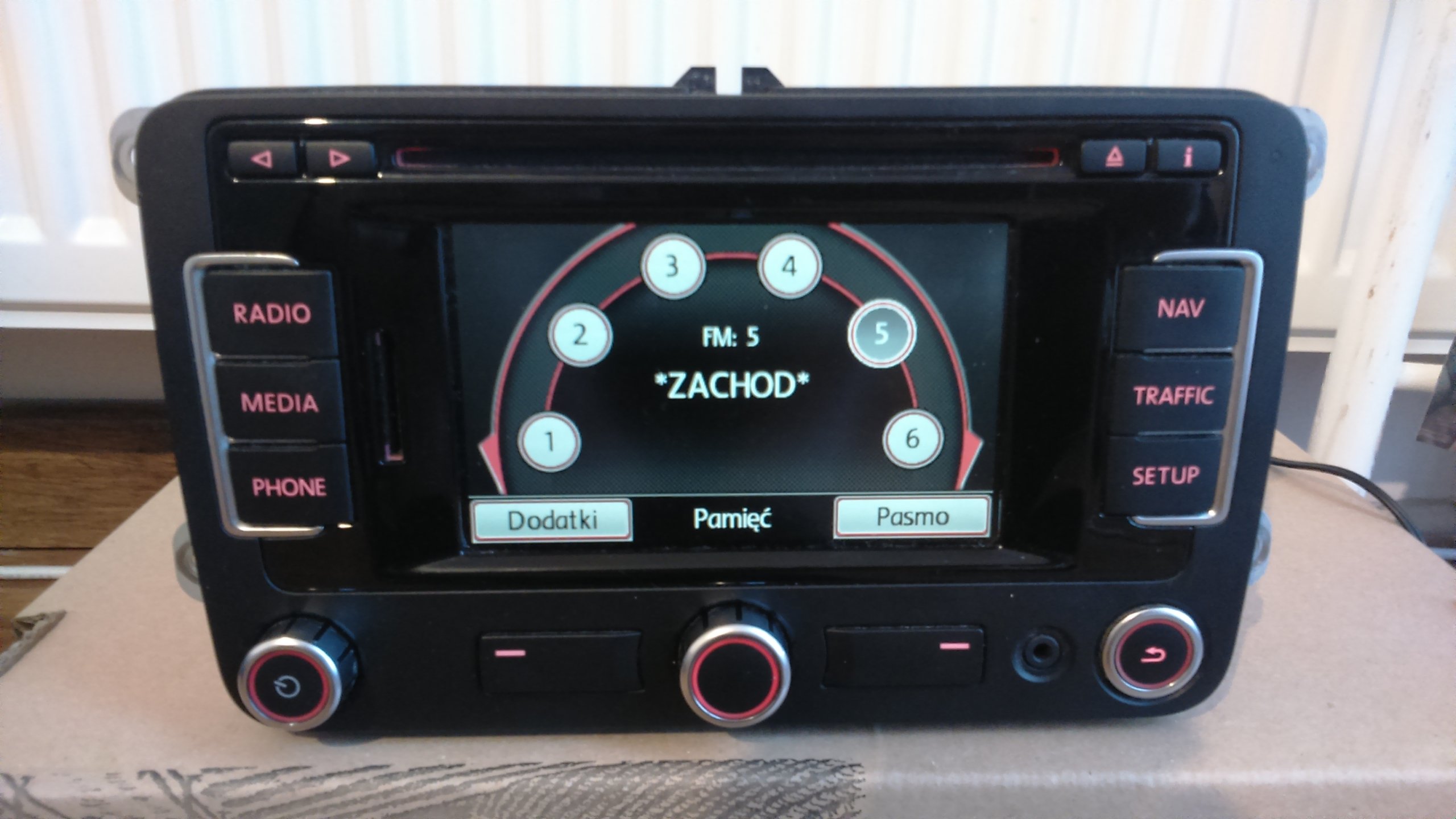 Radio Nawigacja VW RNS 315 golf T5 caddy eos B7 BT - 7727510918 - oficjalne archiwum allegro