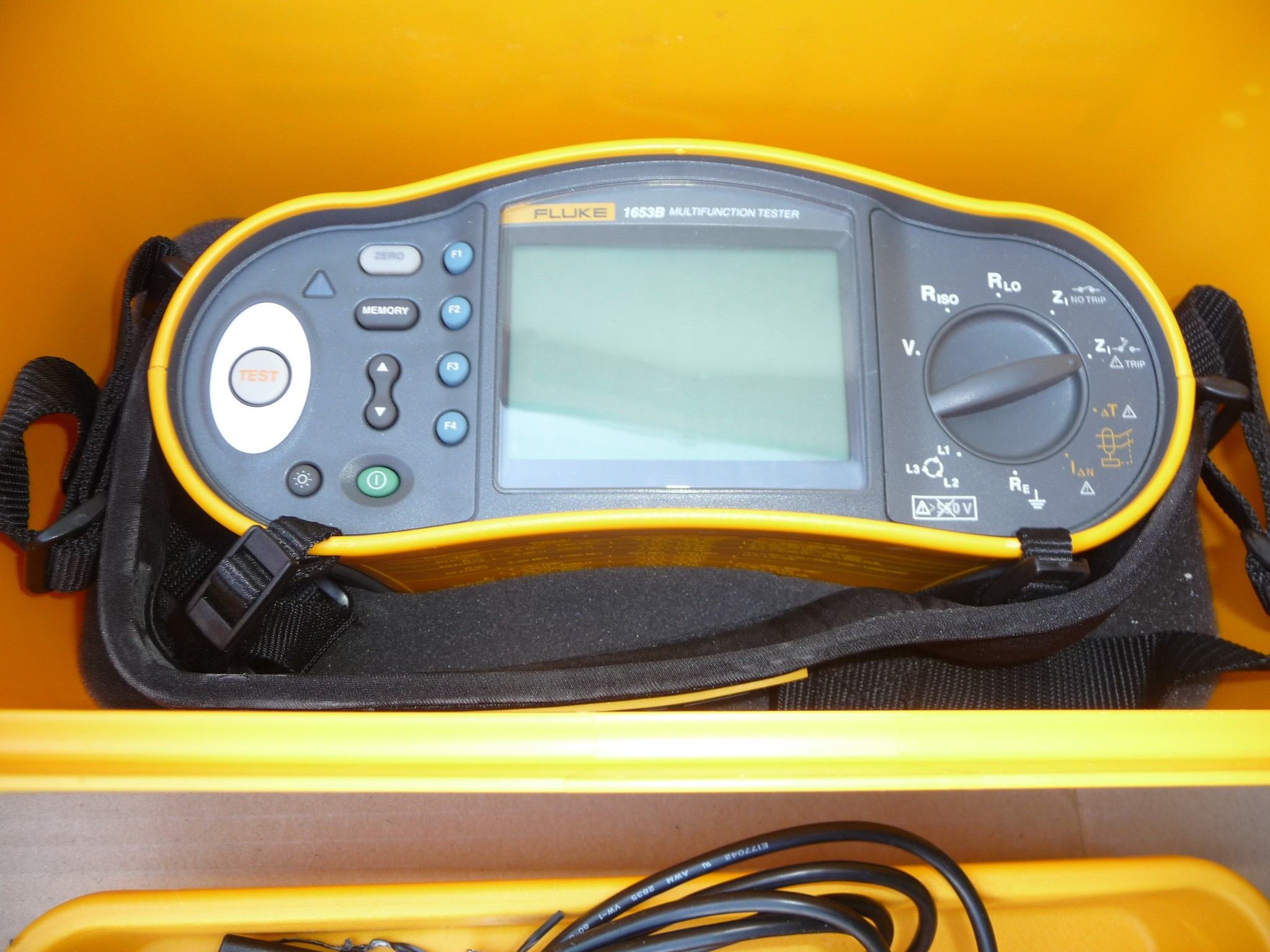 WIELOFUNKCYJNY TESTER INSTALACJI FLUKE 1653B - 7432608398 - oficjalne ...