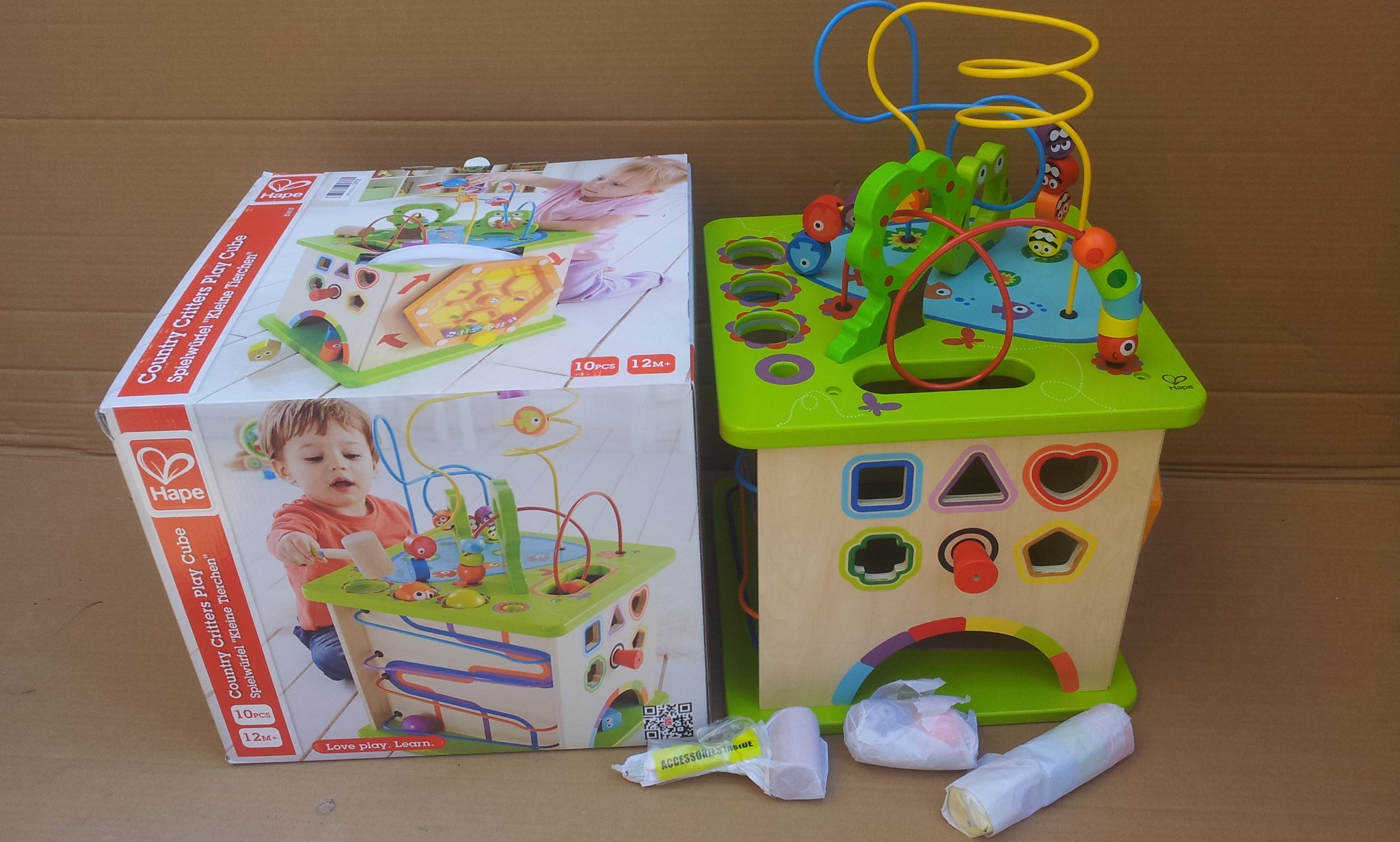 HAPE E1810 DUŻA KOSTKA EDUKACYJNA MOTORYCZNA - 7450756722 - oficjalne ...