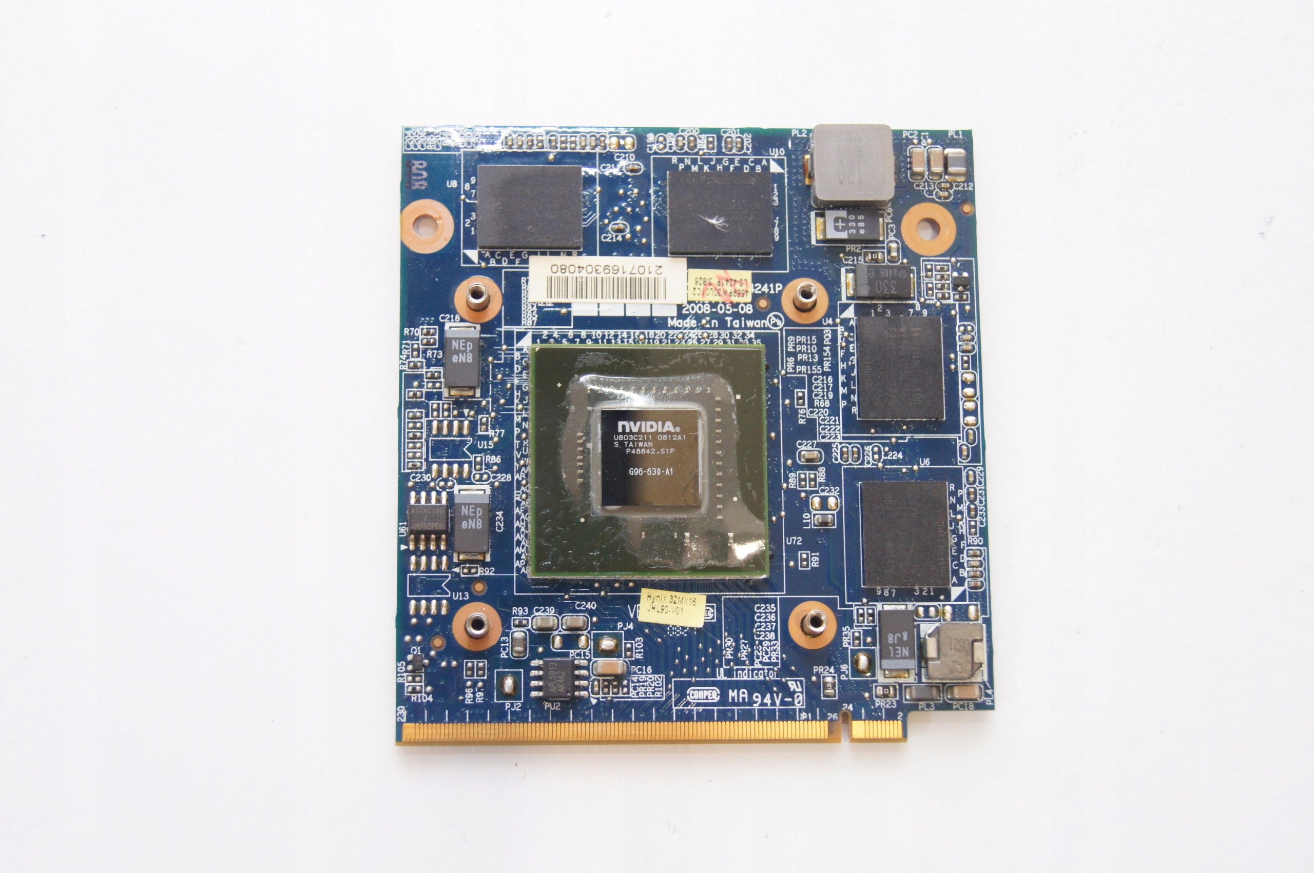 KARTA GRAFICZNA NVIDIA GeFORCE 9600M GT MXM II - 7411336681 - oficjalne ...