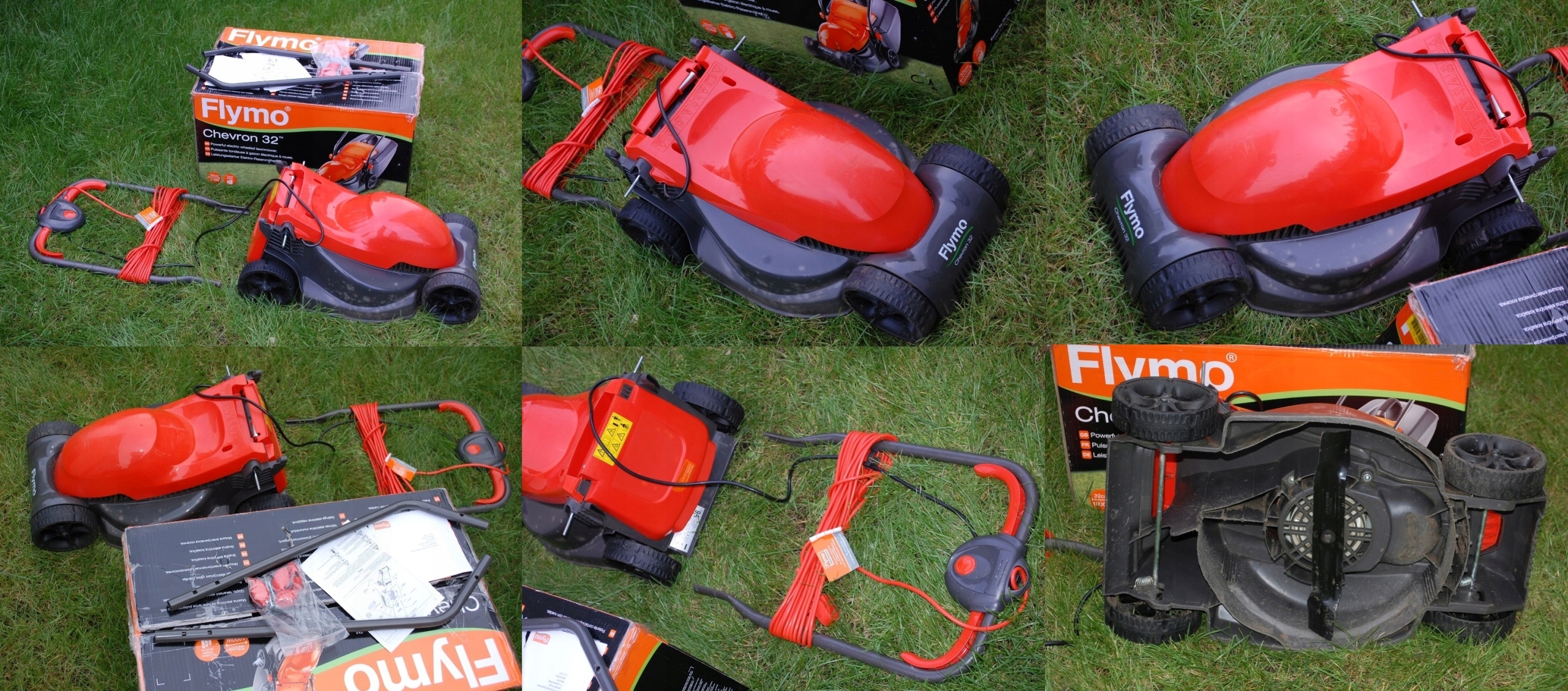 FLYMO Chevron Husqvarna Kosiarka Elektryczna 1000W - 7543828020 ...