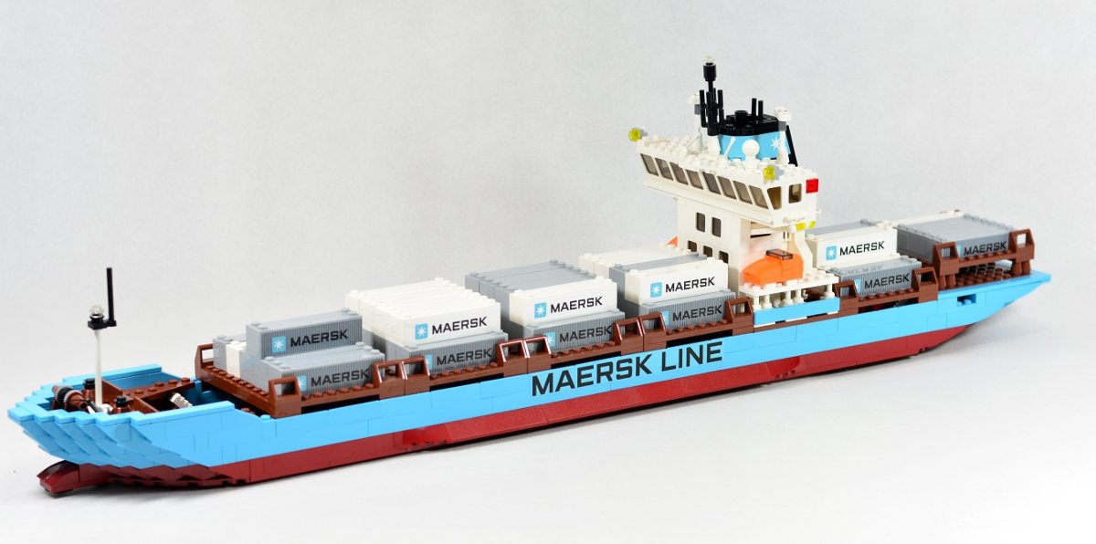 Lego 10155 Maersk Line Container Ship 2010 rok - 7361875196 - oficjalne ...