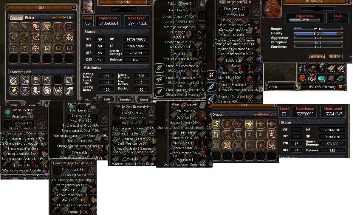 WOM2 SURA WP 86 SKILLE P+Buff+Drop, OKAZJA METIN2 - 7344173822 ...