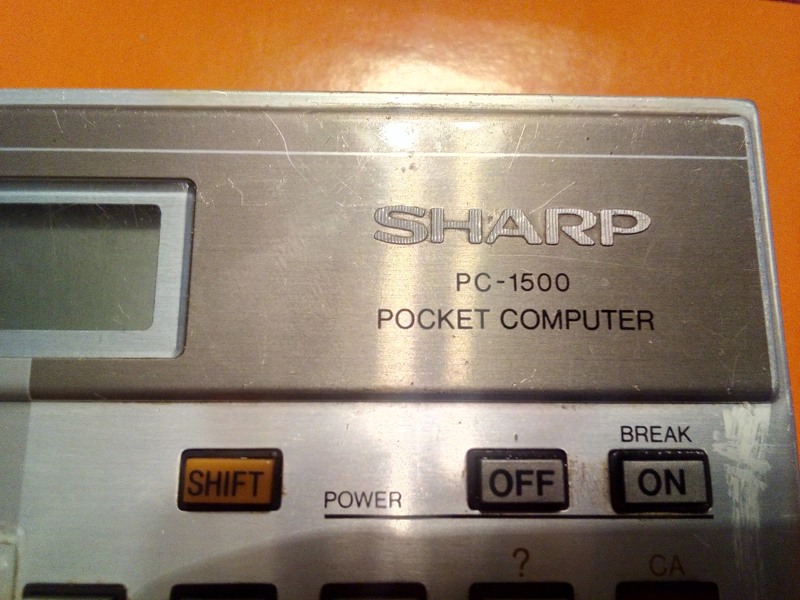 SHARP PC -1500 POCET COMPUTER Europa version 1982 - 7752631849 ...