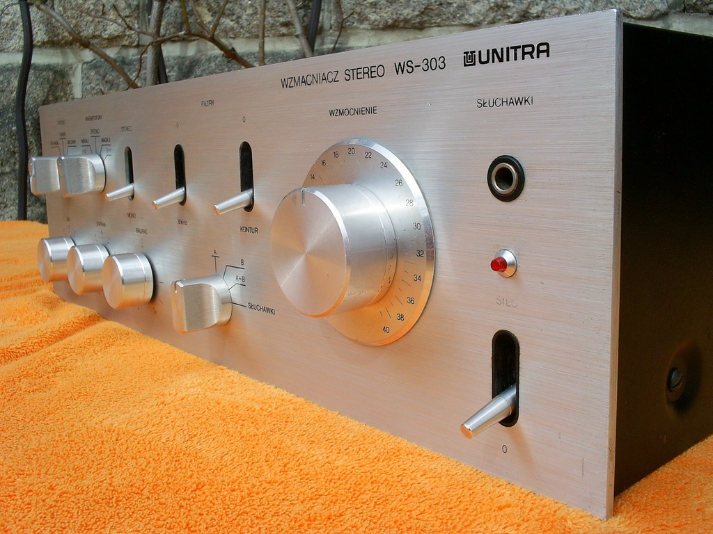 Wzmacniacz z PRL Unitra WS-303 Vintage stereo - 7294847882 - oficjalne archiwum Allegro