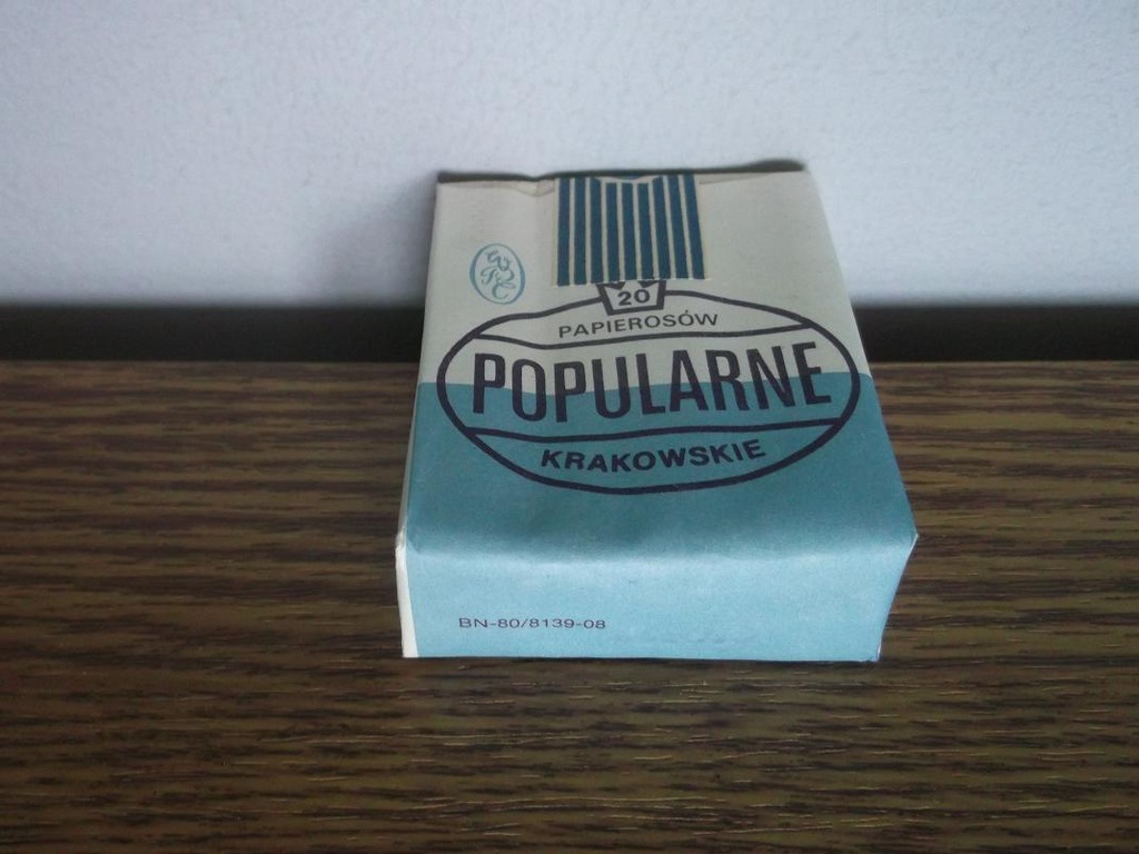Papierosy Popularne krakowskie z PRL - 7632578047 - oficjalne archiwum ...
