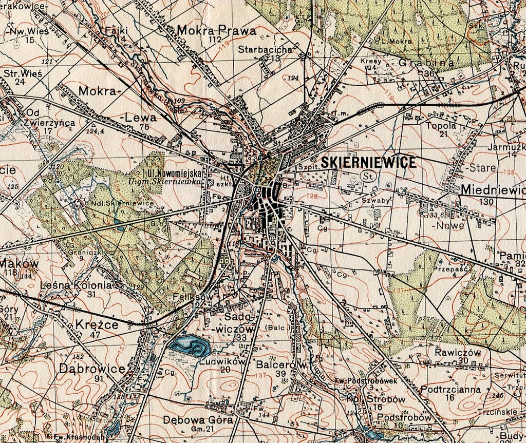 Skierniewice Mapa