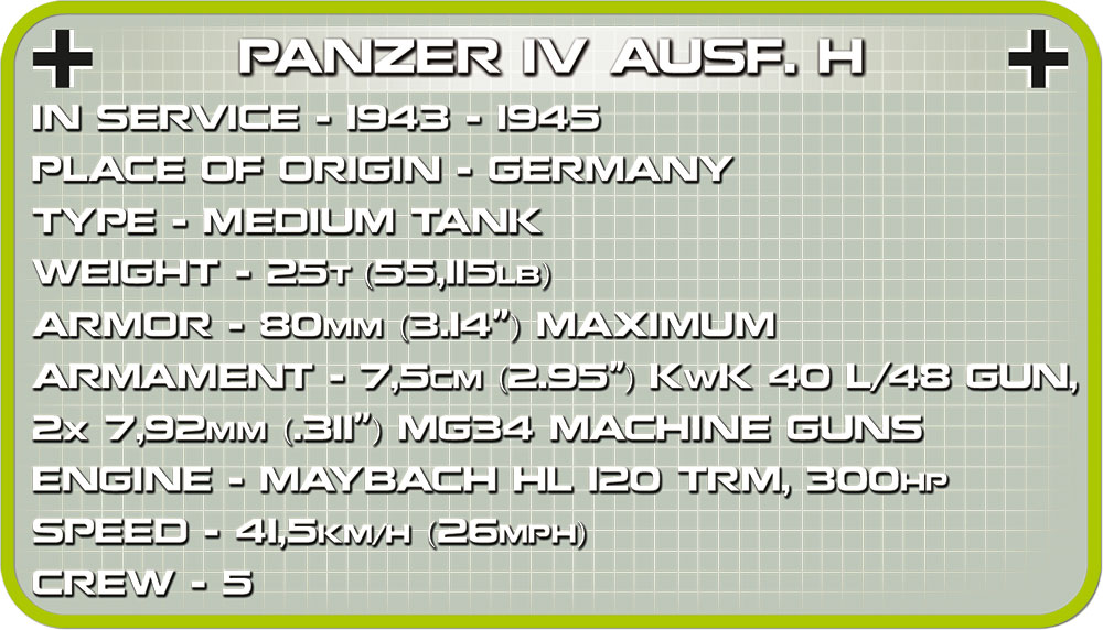 COBI 2508 SMALL ARMY PZKPFW IV AUSF.F1/G/H 500 KL - 6983023224 ...