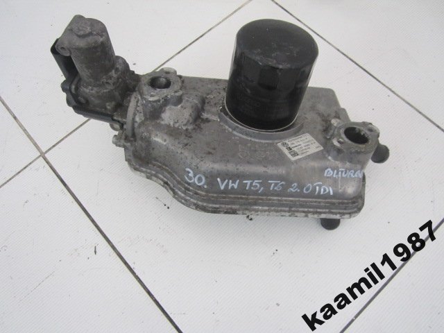 VW T5 T6 2.0 TDI PODSTAWA FILTRA OLEJU 03L115512A - 6109976187 ...