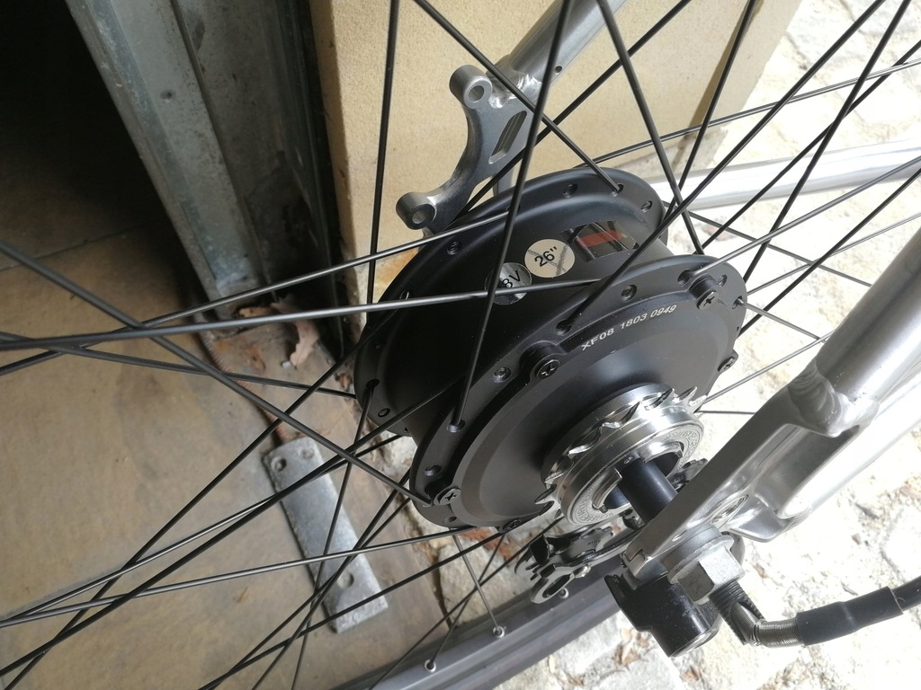 Silnik elektryczny do roweru Mxus xf08 28 48v 250w - 7400927758 ...