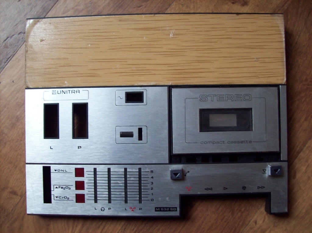 MAGNETOFON M 532 SD-POKRYWA, PANEL-NOWA-UNITRA-PRL - 7143983644 ...
