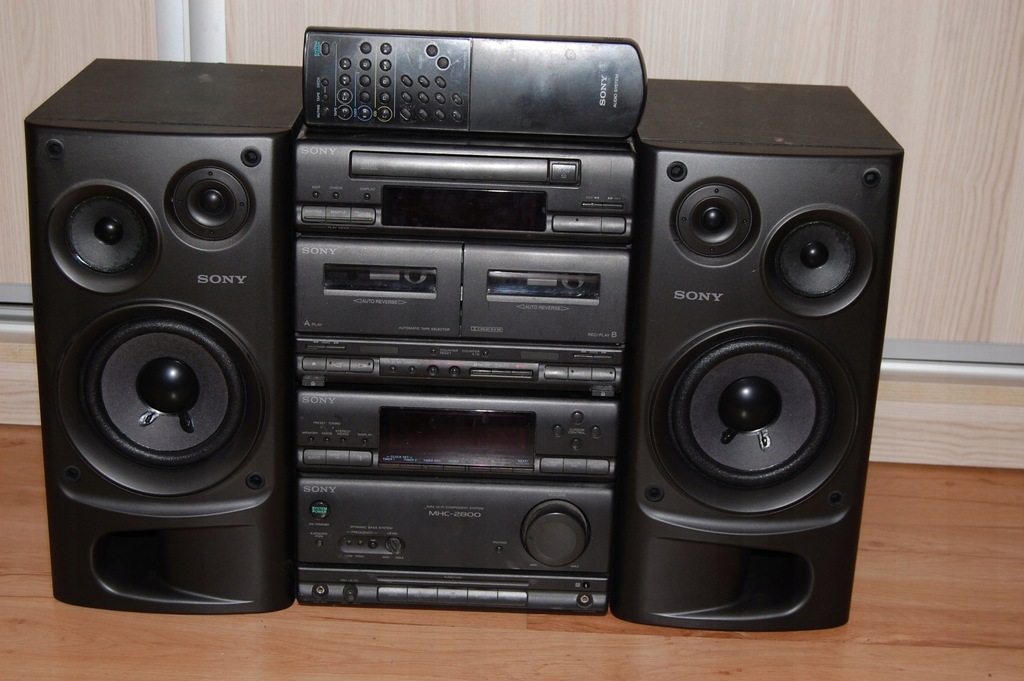 Sony MHC -2800 z głośnikami i pilotem - 7569145764 - oficjalne archiwum ...
