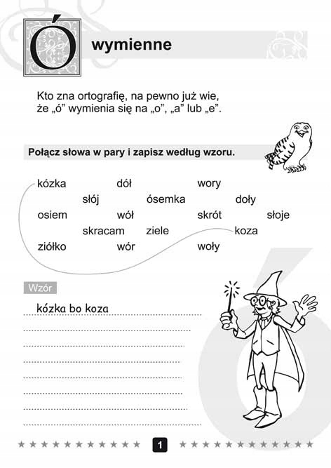 Zestaw 3 ćwiczeń: ORTOGRAFIA DLA DZIECI 8-10 LAT - 6708895775 - oficjalne archiwum Allegro