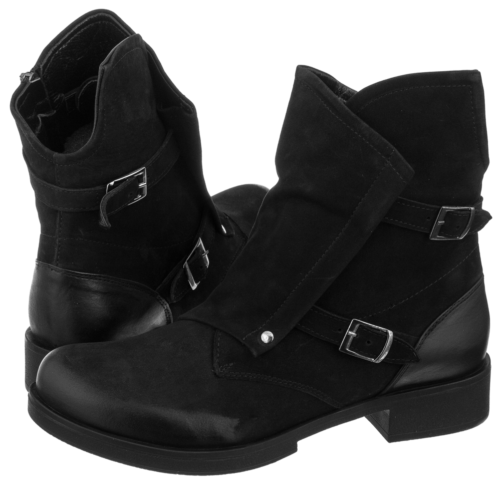 Buty Damskie Botki Venezia 239192 NER105 Czarne - 7060903736 ...