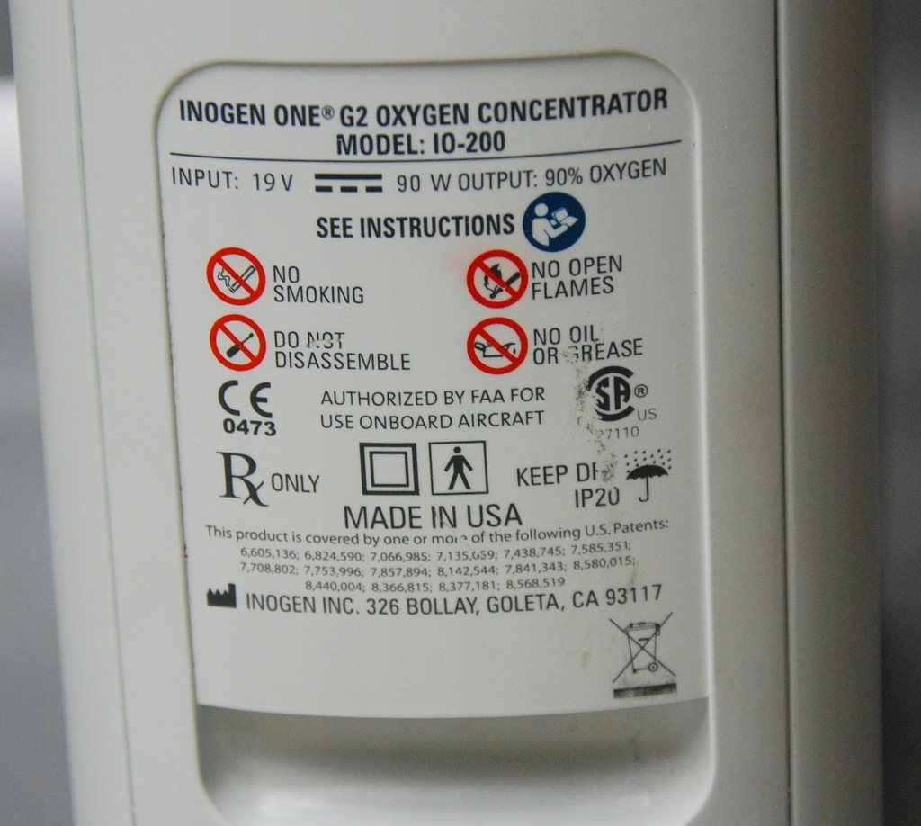INOGEN PRZENOŚNY KONCENTRATOR TLENU INOGEN ONE G2 - 7772486792 ...