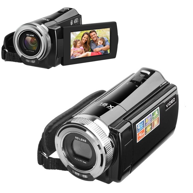 Kamera cyfrowa V108 LCD 16x Zoom PL HD 720p T238 - 7308456322 ...