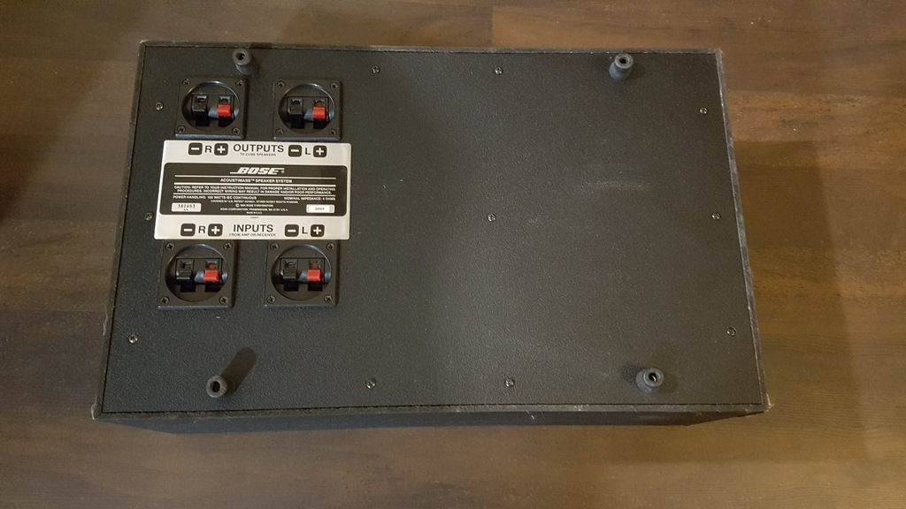 SUBWOOFER PASYWNY BOSE ACOUSTIMASS AM-5 - 7184270392 - oficjalne archiwum Allegro