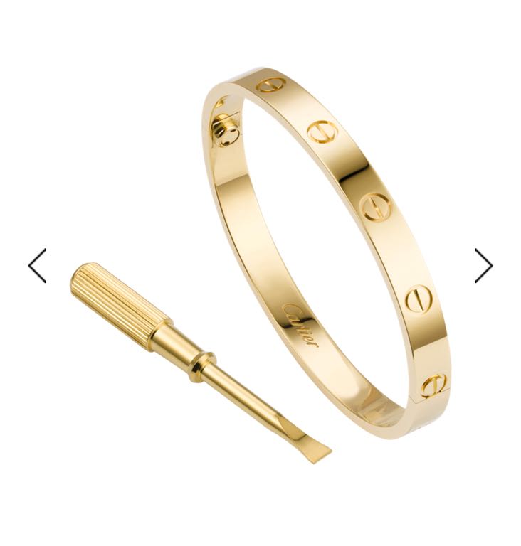Bransoletka bangle love ala cartier z ota 7318200535 oficjalne archiwum Allegro