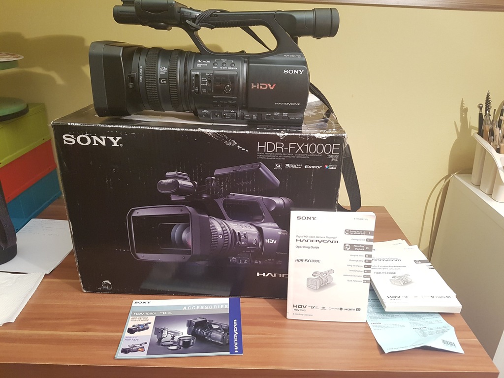 profesjonalna kamera video Sony HDR FX 1000E HDV - 7348802527 ...