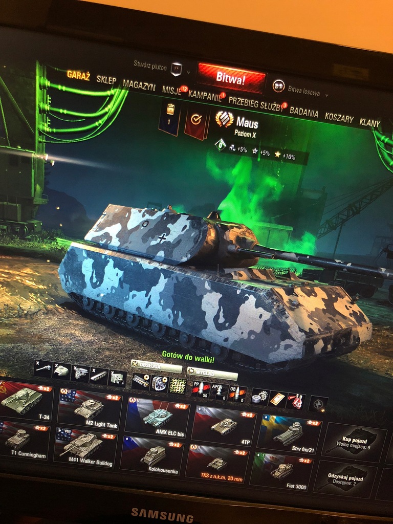 Konto World of Tanks MAUS X - 7641497545 - oficjalne archiwum Allegro