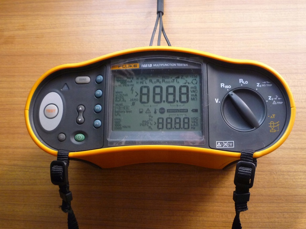 FLUKE 1651B miernik instalacji ele j. sonel metrel - 7535282547 ...