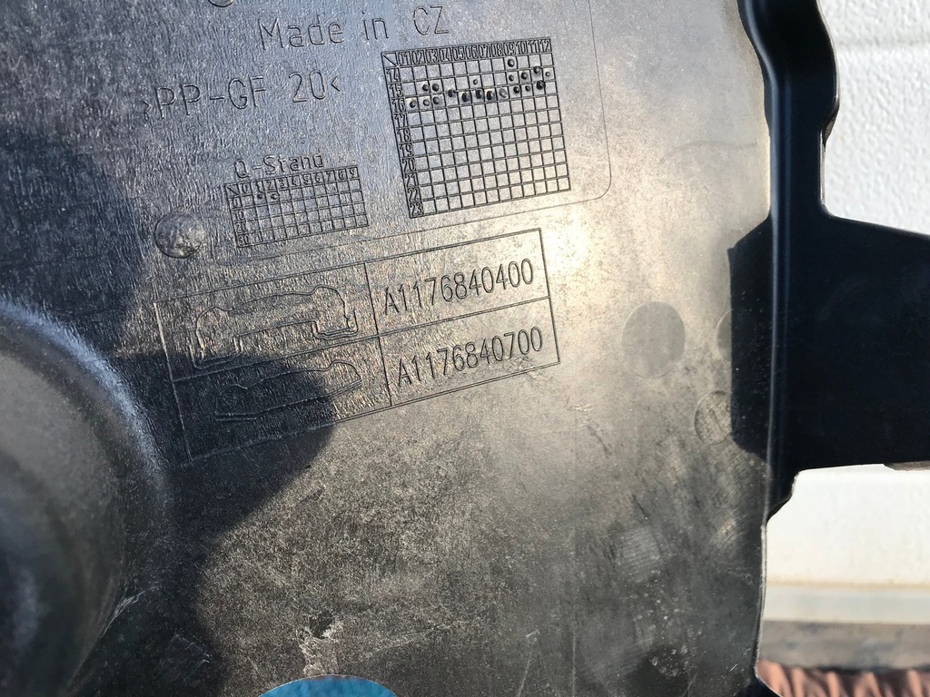 Osłona zderzaka tylnego Mercedes CLA A1176840700 - 7199790545 ...