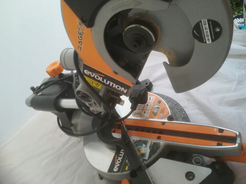 EVOLUTION RAGE 3S piła ukośnica - 7507956260 - oficjalne archiwum Allegro