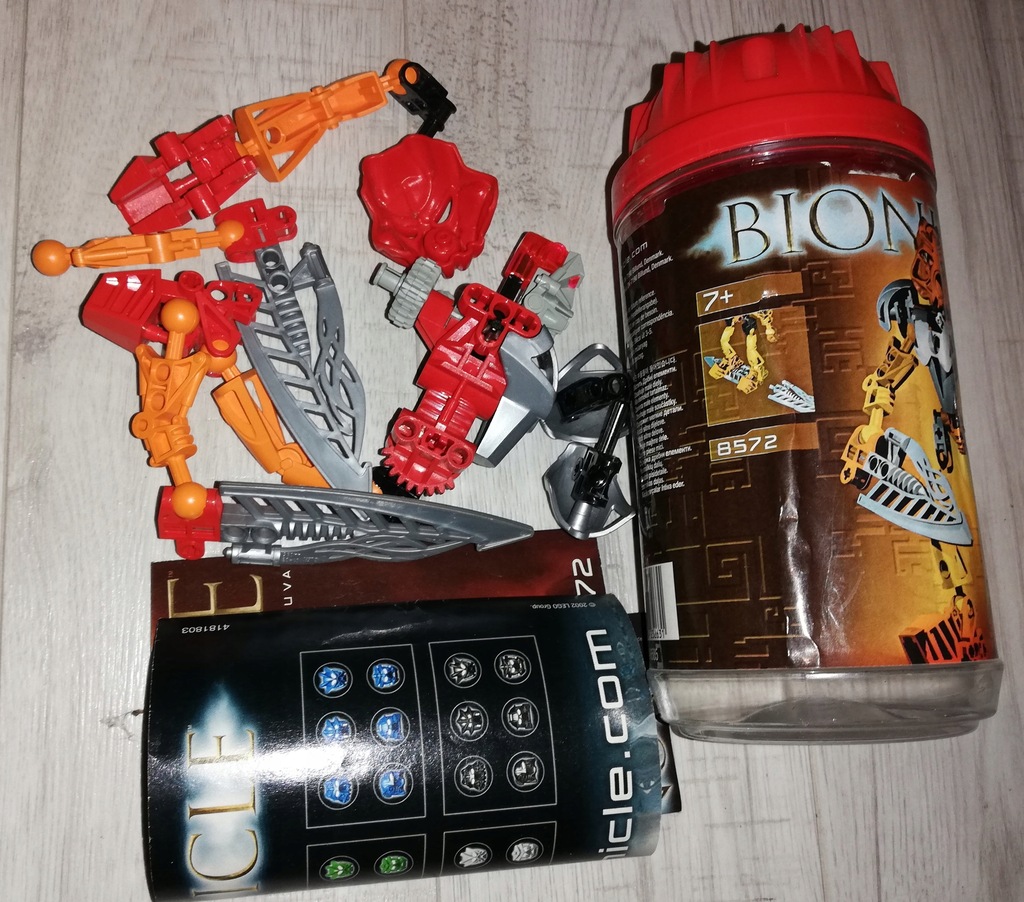 LEGO BIONICLE TOA NUVA TAHU 8572 UNIKAT - 7685931190 - oficjalne ...