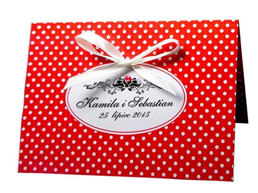CreoCards - Piękne Zaproszenia Ślubne, KROPKI - 6889888526 - oficjalne ...