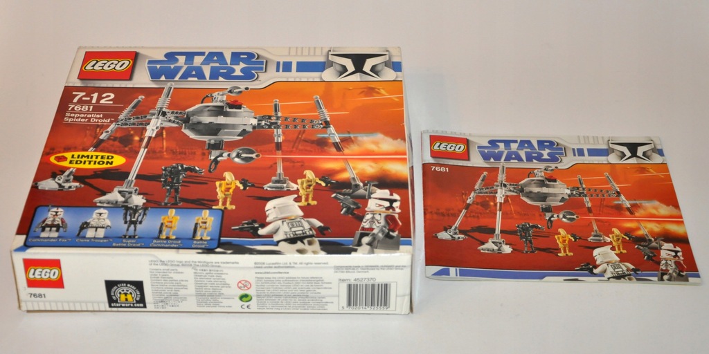 Lego Star Wars 7681 - Separatist Spider Droid - 7536745266 - oficjalne ...