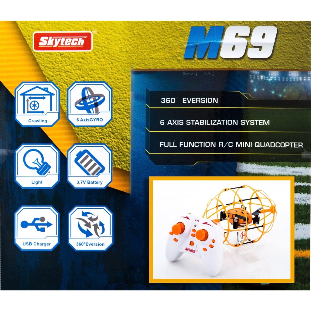 KINDERPLAY DRON QUADROCOPTER KULA 360 STOPNI - 6053658338 - oficjalne archiwum Allegro