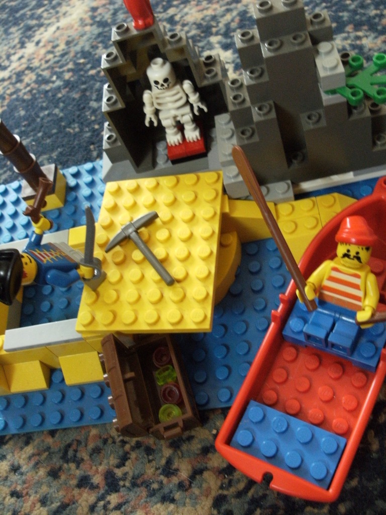 LEGO Piraci 1995 6254 Rocky Reef 107części 3ludzi - 7314223447 ...