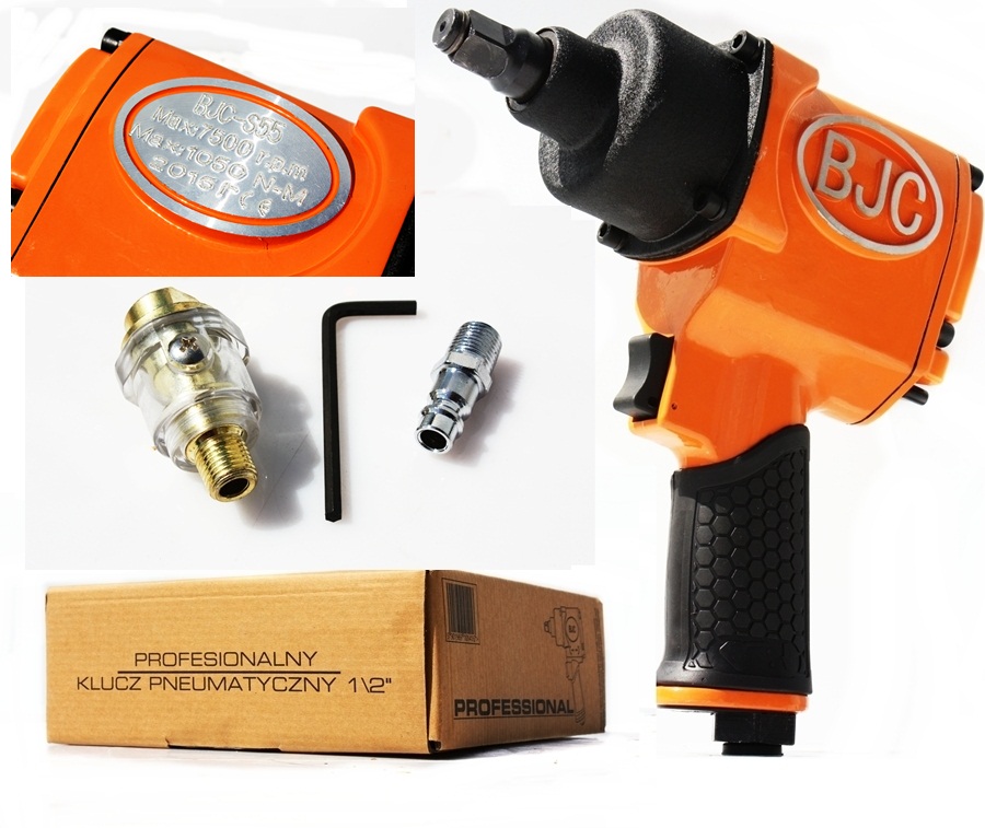 KLUCZ PNEUMATYCZNY UDAROWY DO KÓŁ BJC 1/2 1050Nm - 6496709861 - oficjalne archiwum Allegro