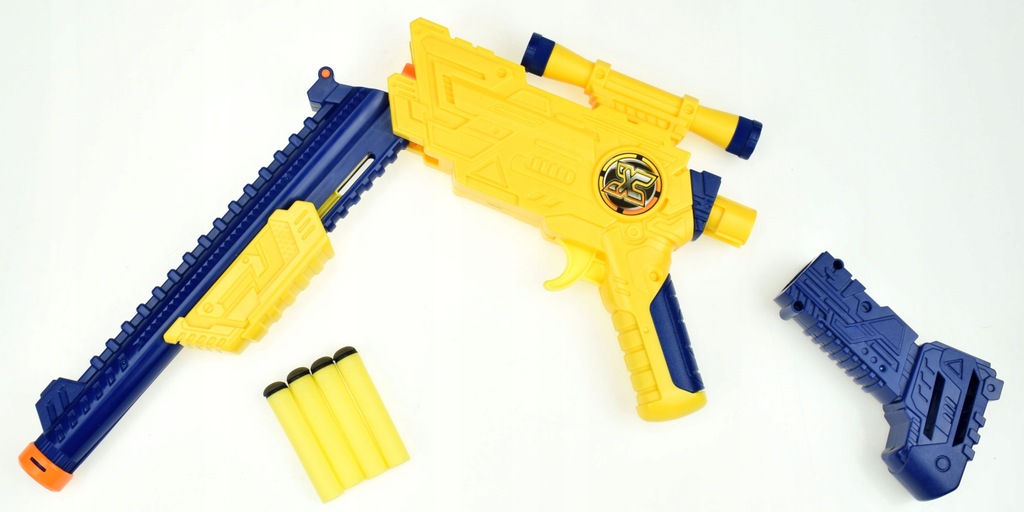 ZURU XSHOT EXCEL SCOPE Karabin Shotgun 4 Strzałki - 7532259511 ...