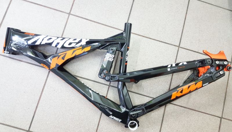 RAMA ZJAZDOWA KTM APHEX DOWNHILL ROZMIAR L - 7336372753 - oficjalne ...