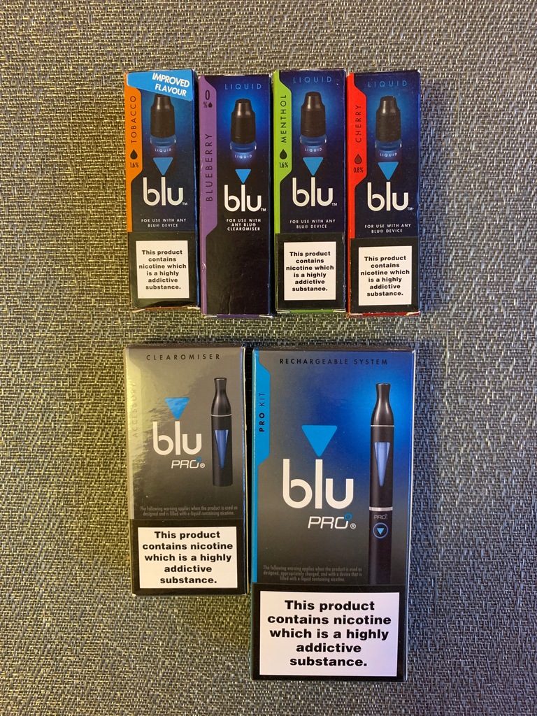 Zestaw e-papieros BLU, clearomiser, 4x liquids - 7767535011 - oficjalne ...