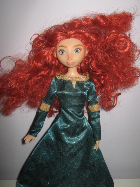 BARBIE LALKA SUPER DISNEY STORE MERIDA WALECZNA - 7447090153 ...