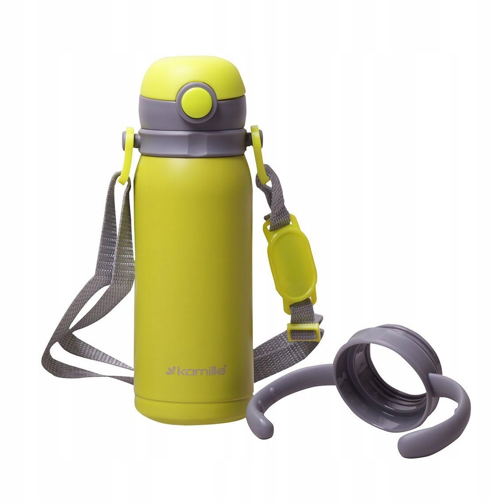 KUBEK TERMICZNY bidon DZIECI 450ml TERMOS uchwyty - 7554824514 - oficjalne archiwum Allegro